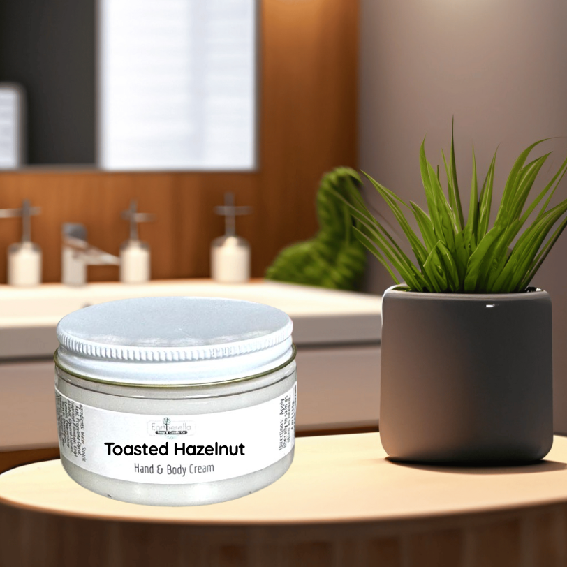 TOASTED HAZELNUT Hand & Body Lotion Jar, 4 oz. – Eartherella Soap ...