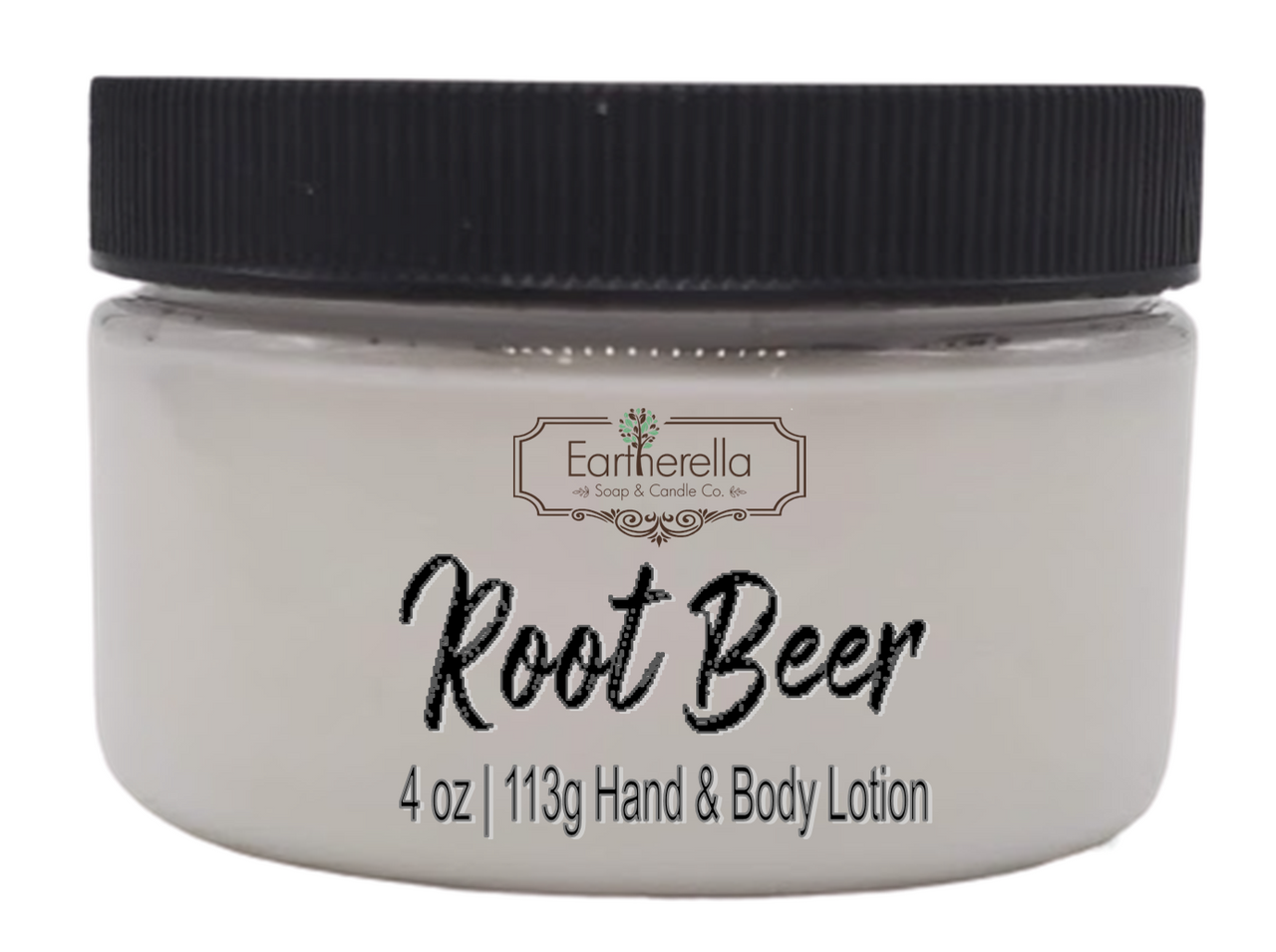 ROOT BEER Hand & Body Lotion Jar, 4 oz. – Eartherella Soap & Candle Co ...